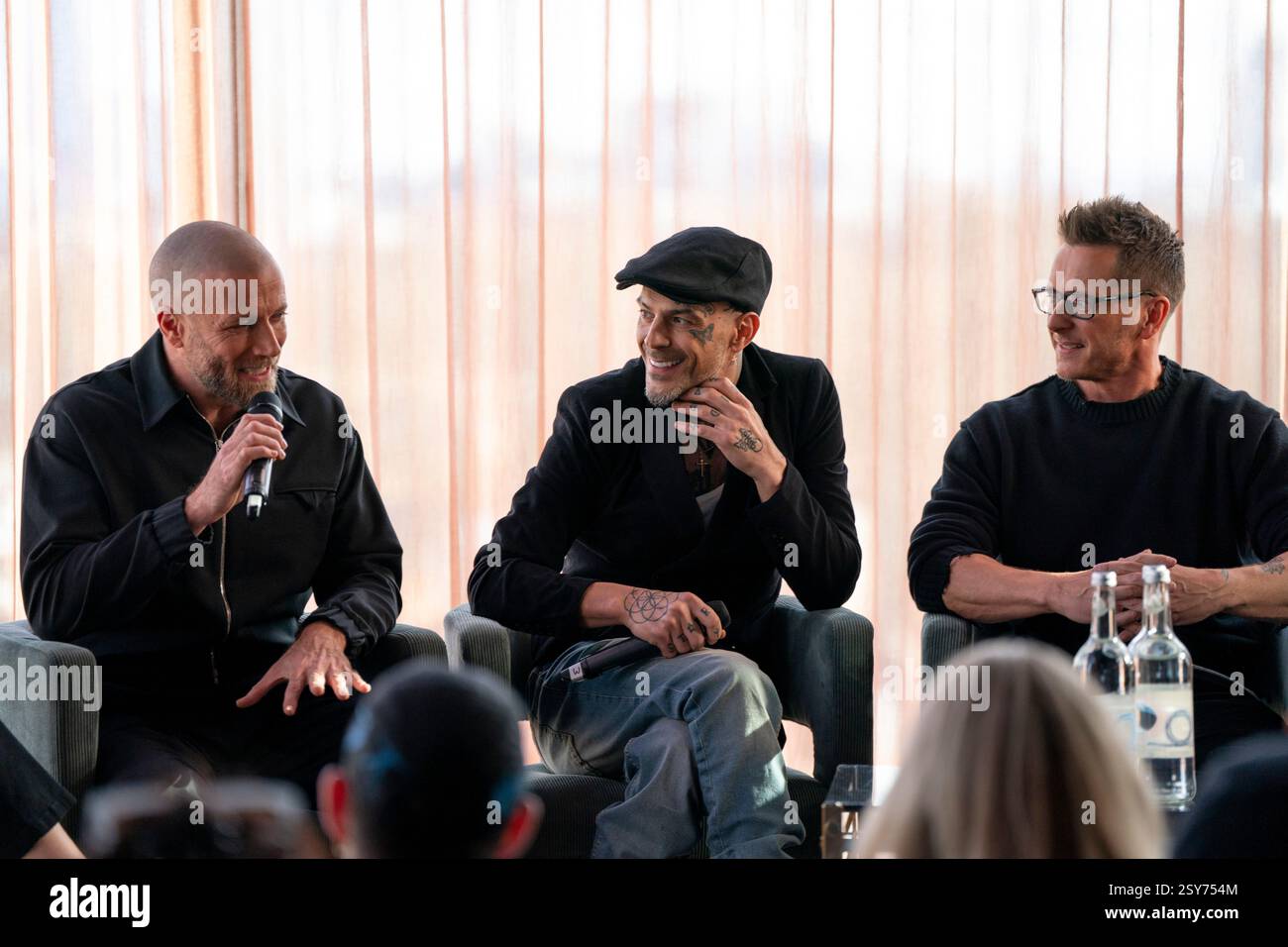 (left to right) Jason "J" Brown, Abz Love and Ritchie Neville, of Five ...