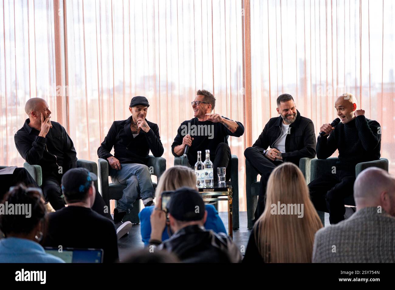 (left to right) Jason "J" Brown, Abz Love, Ritchie Neville, Scott ...