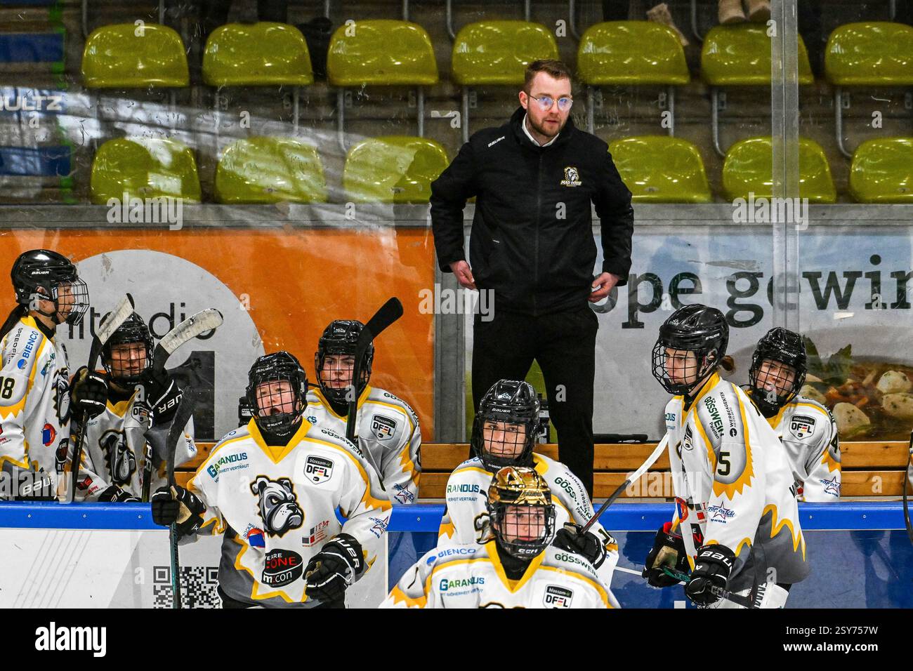 23.02.2025, Alpha Cooling-Arena am Huehnerberg, Memmingen, GER, DFEL ...