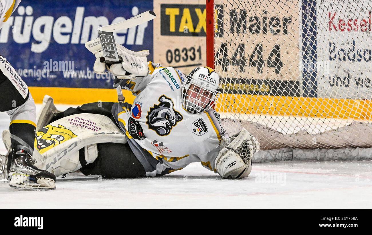 23.02.2025, Alpha Cooling-Arena am Huehnerberg, Memmingen, GER, DFEL ...