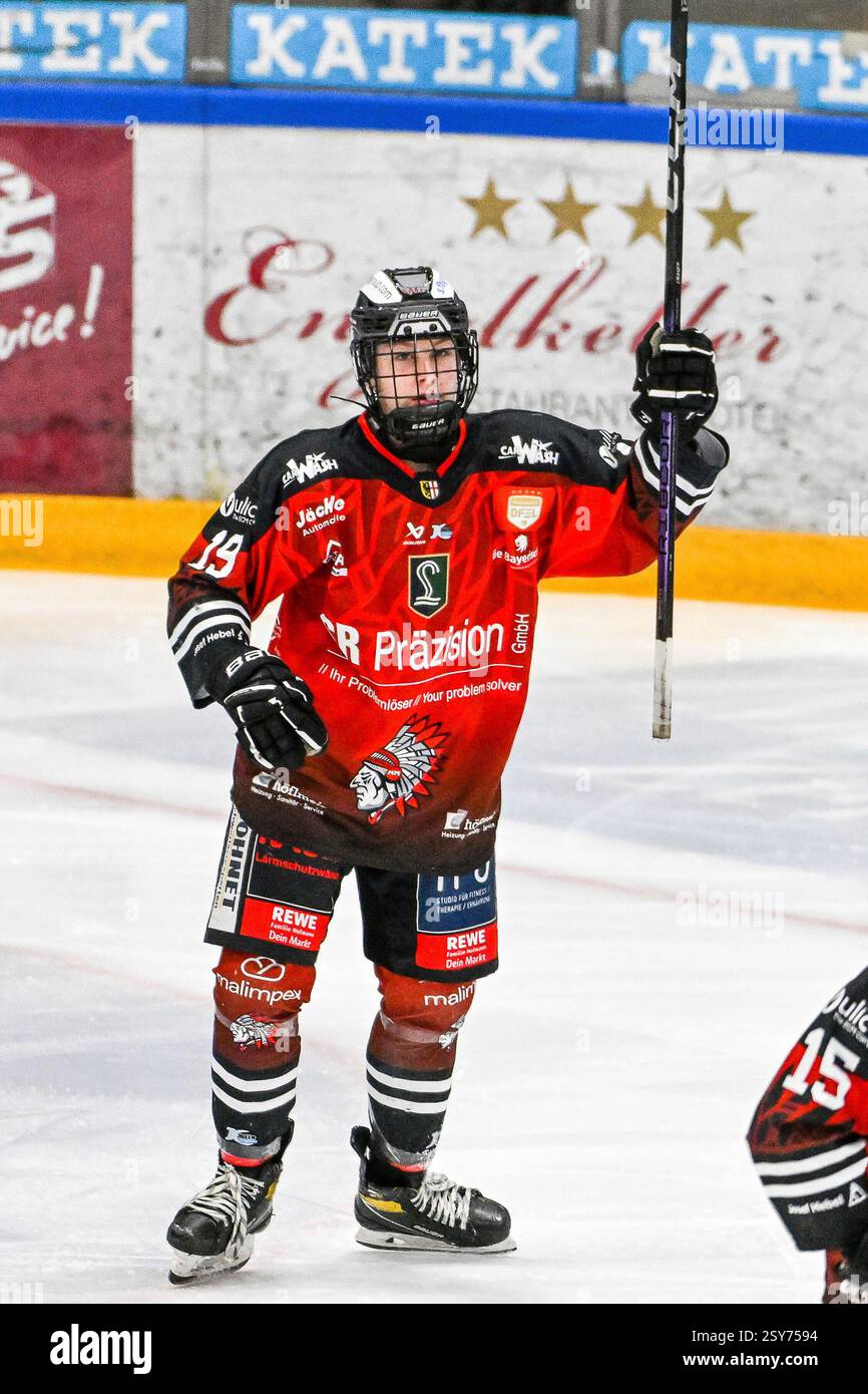 23.02.2025, Alpha Cooling-Arena am Huehnerberg, Memmingen, GER, DFEL ...