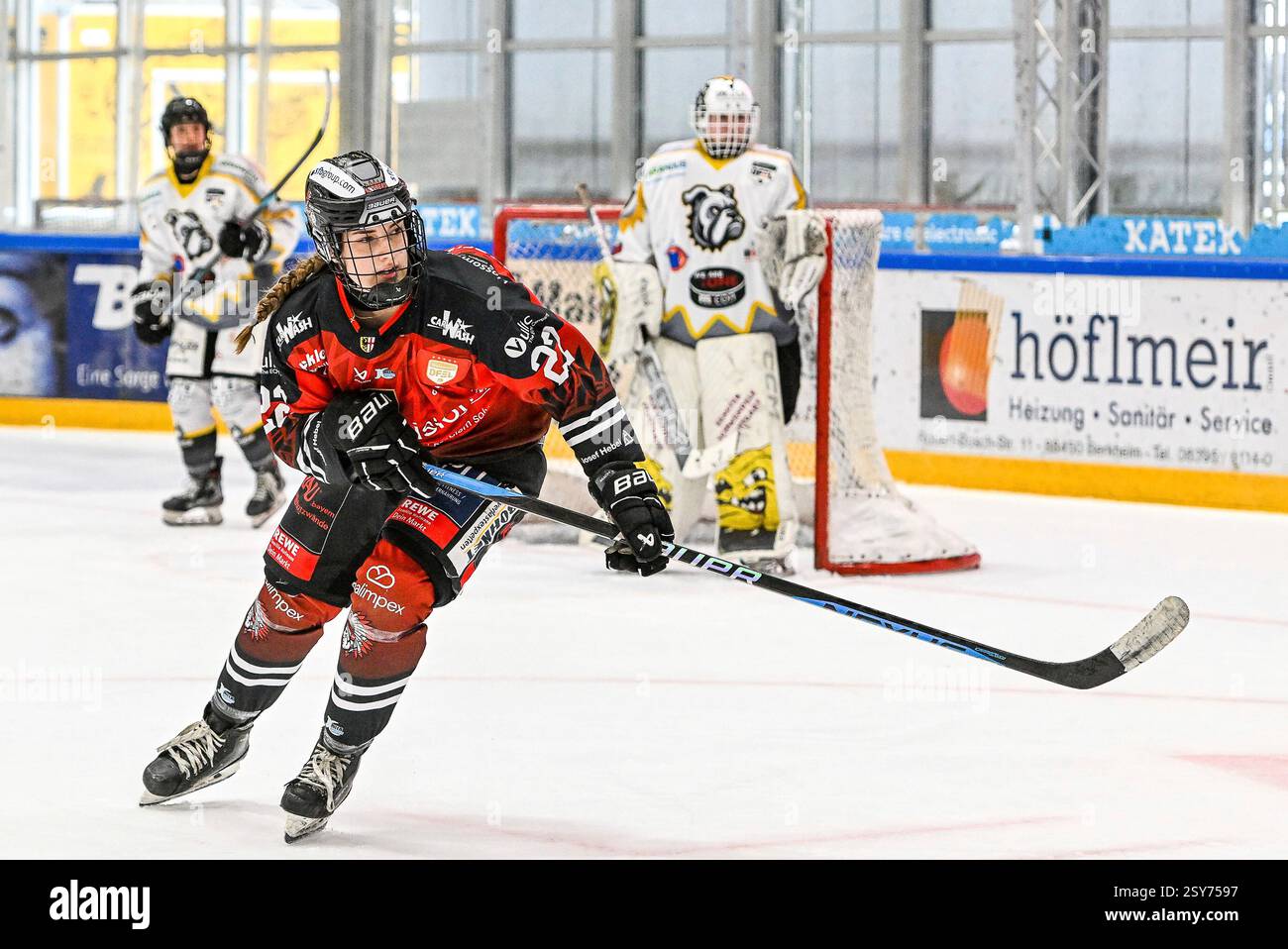 23.02.2025, Alpha Cooling-Arena am Huehnerberg, Memmingen, GER, DFEL ...