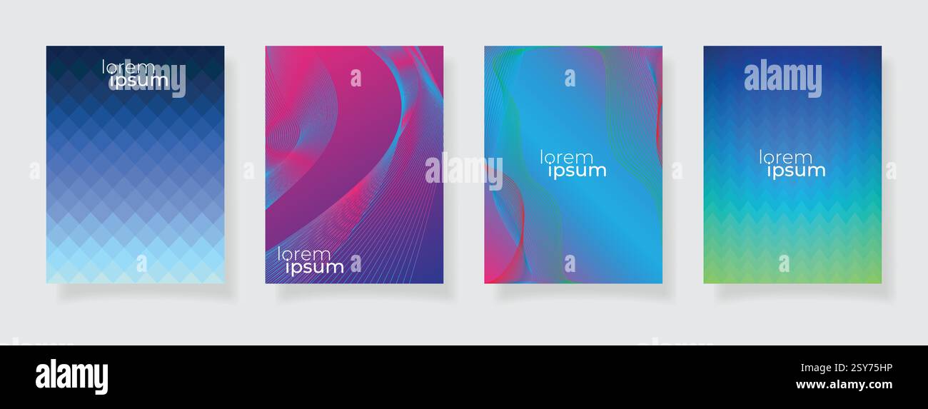 color gradient abstract geometric pattern texture book cover template ...