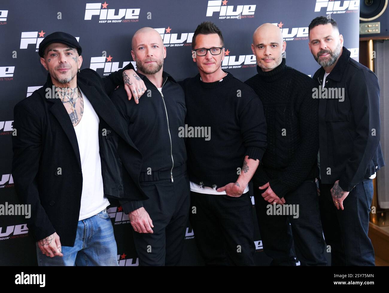 (left to right) Abz Love, Jason "J" Brown, Ritchie Neville, Sean Conlon ...