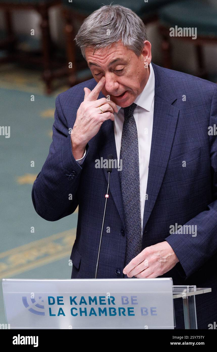 Brussels, Belgium. 27th Feb, 2025. Vice-prime minister and Minister of ...