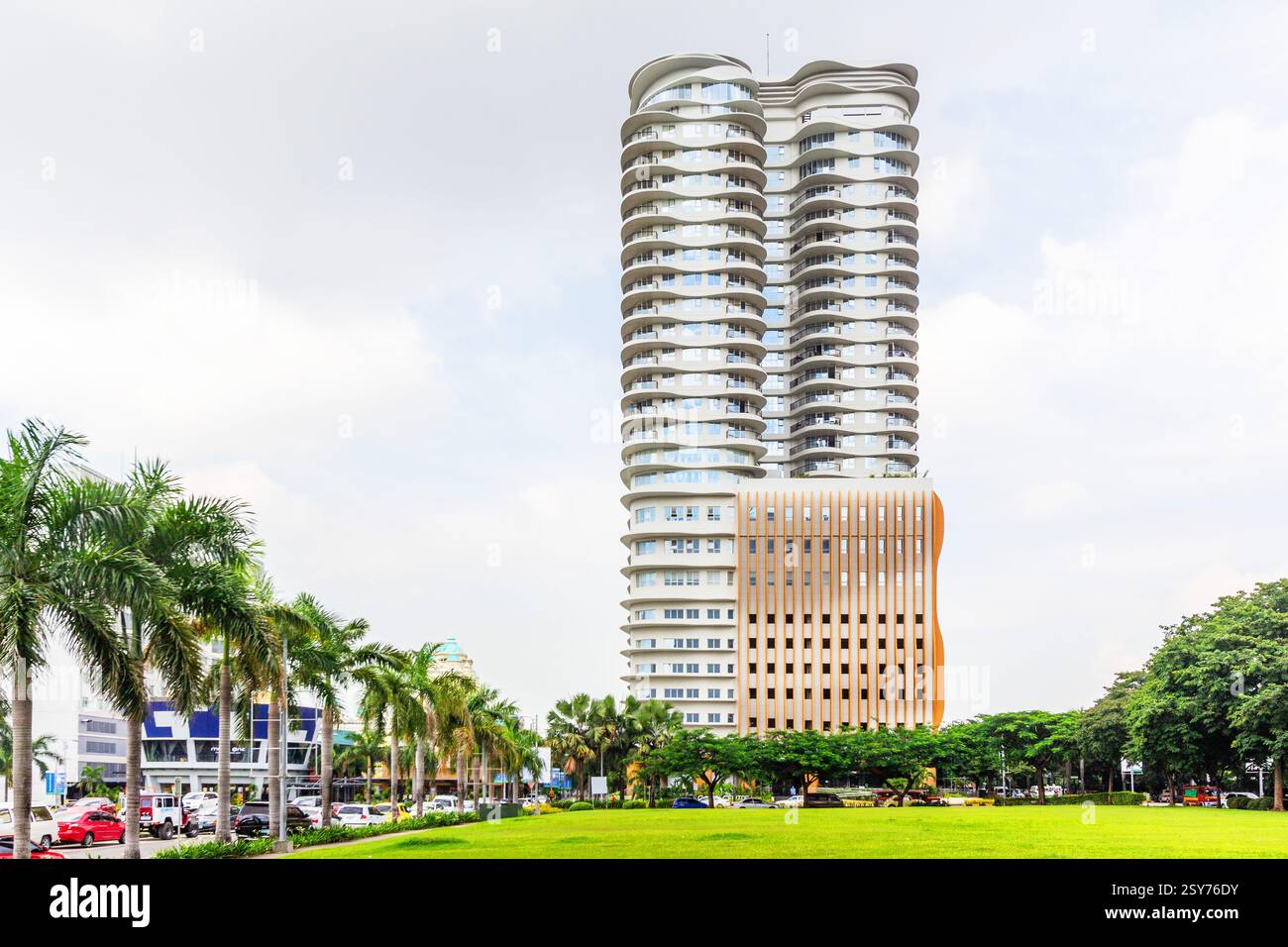 The uniquely designed Calyx Centre in Cebu City’s IT Park features ...