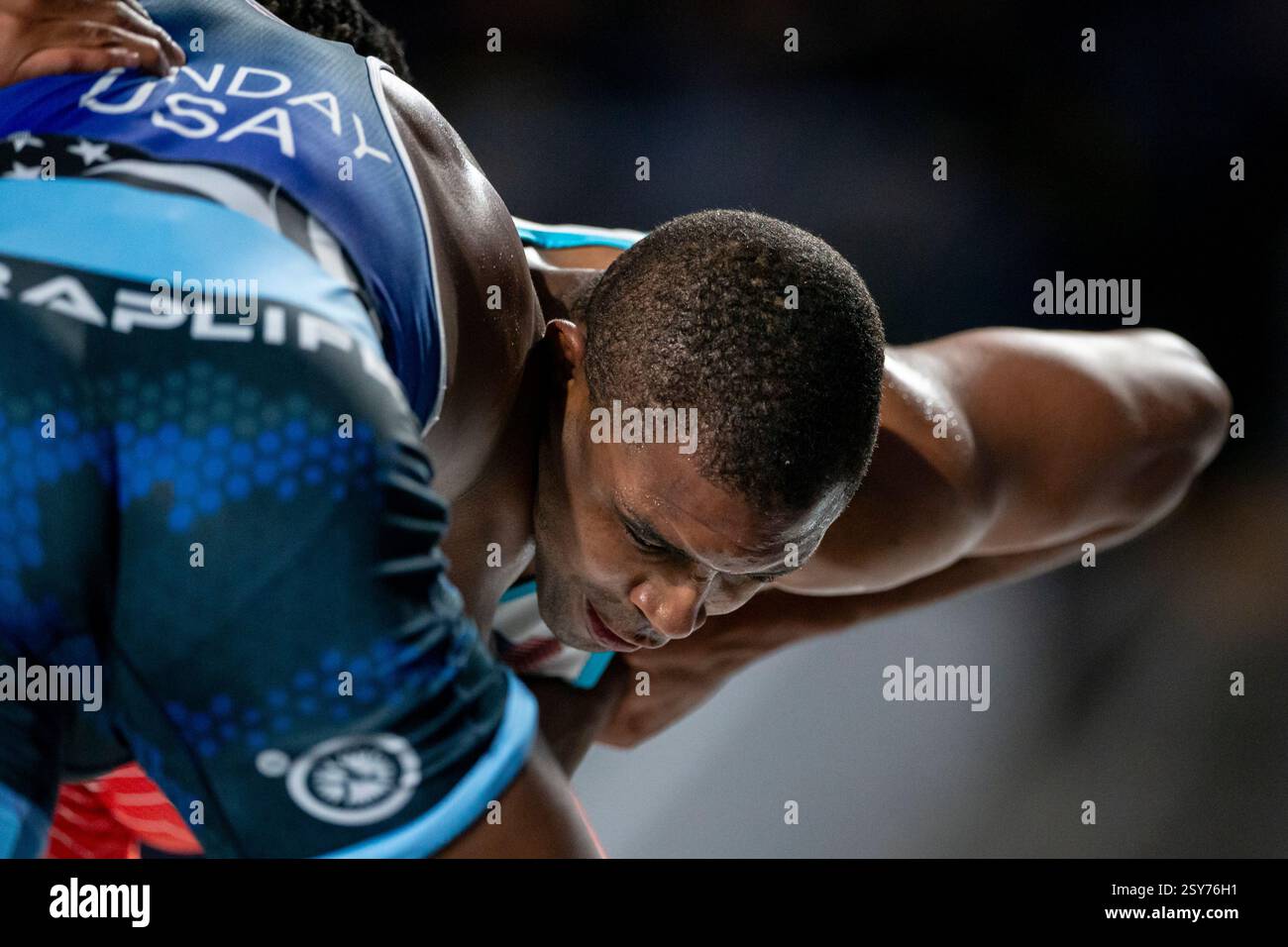 Nate Jackson wrestles Kennedy Monday during the FloWrestling Night in ...