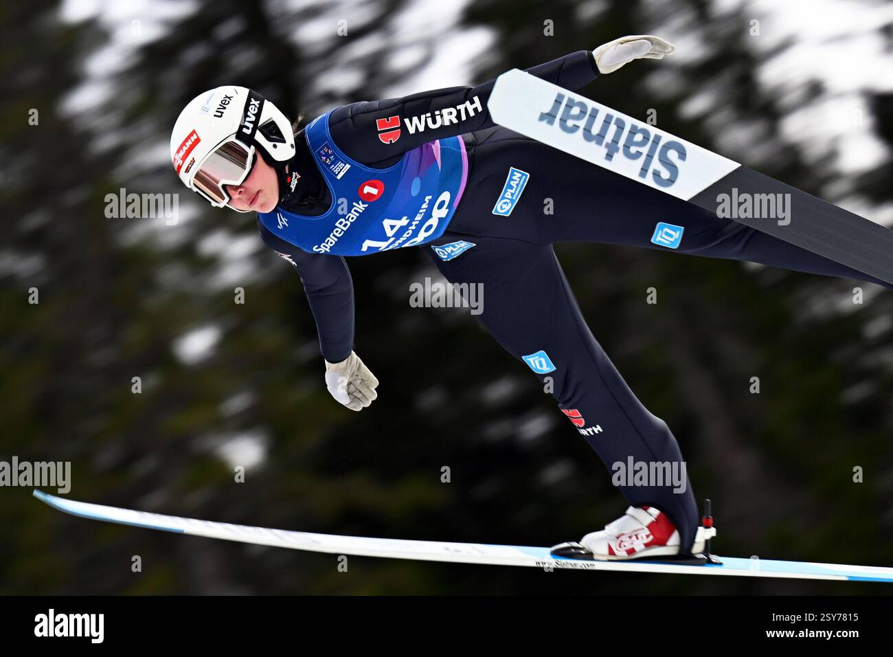 27 February 2025, Norway, Trondheim: Nordic skiing: World Championships ...