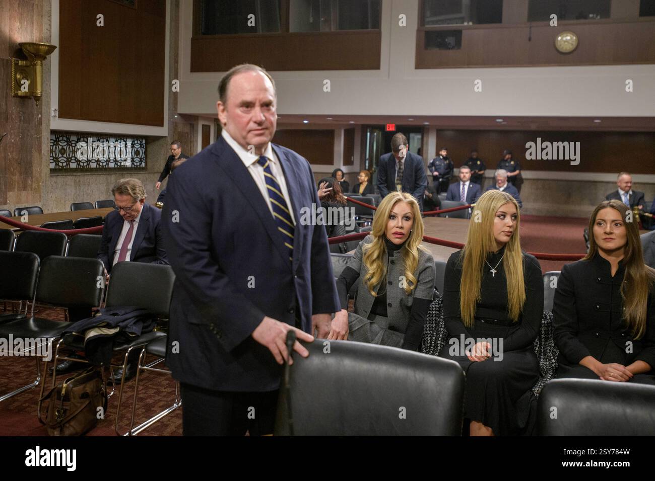 John Phelan, left, President Donald Trump's nominee to be Secretary of ...