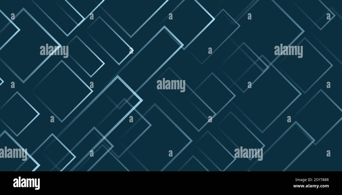 Simple Overlapping Rectangular Frames of Various Sizes, Colored in ...