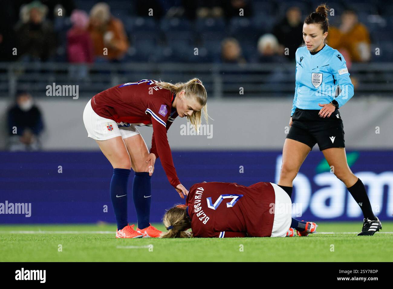 Stavanger, Norway. 25th Feb, 2025. Stavanger, Norway, February 25th 2025: Guro Bergsvand (5 ...