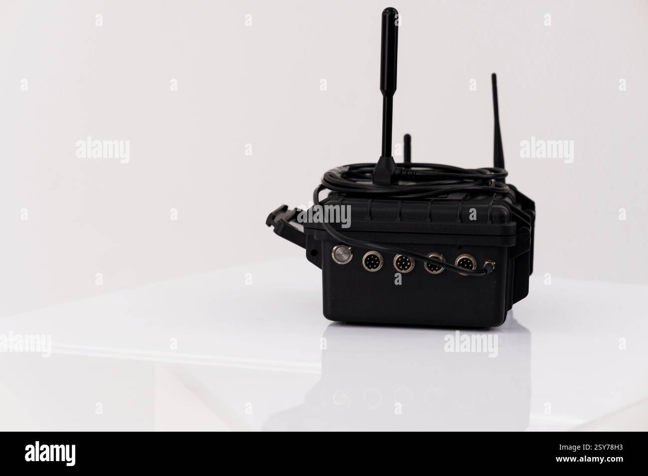 Advanced Electronic Warfare System Control Unit with Antennas Stock ...