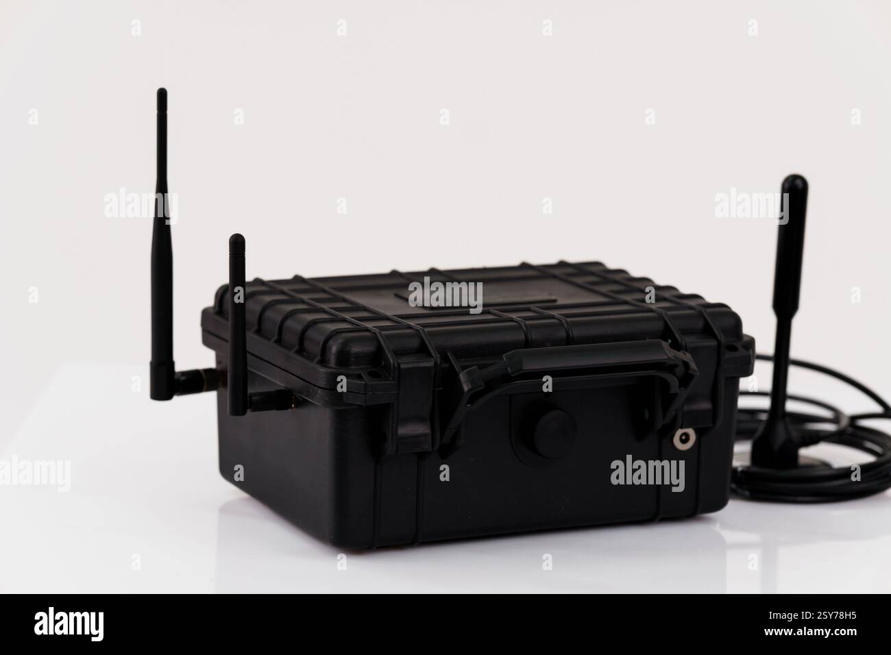 Advanced Portable Electronic Warfare System with Dual Antennas Stock ...