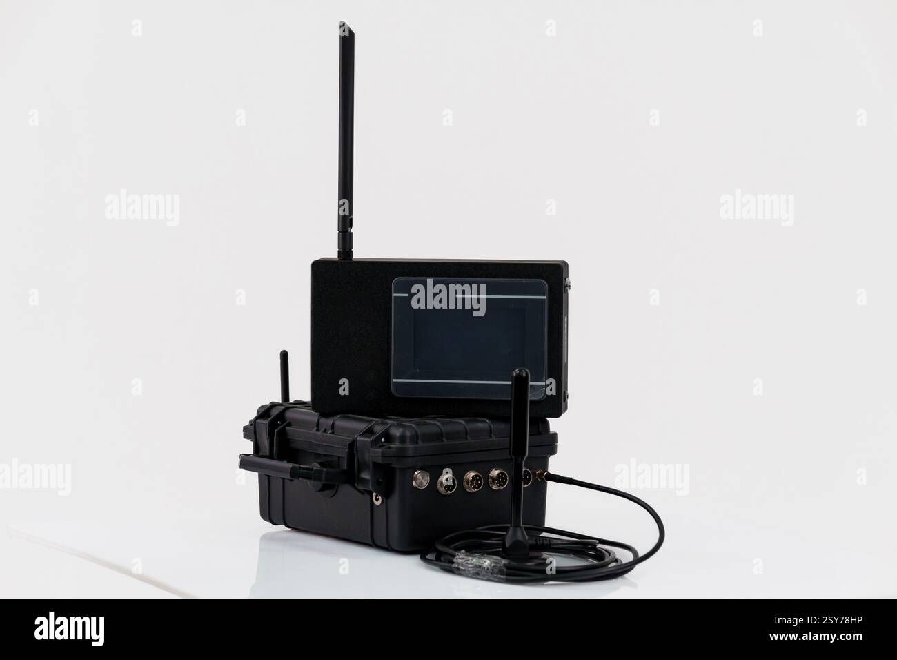 Advanced Electronic Warfare Communication System with Antenna and ...