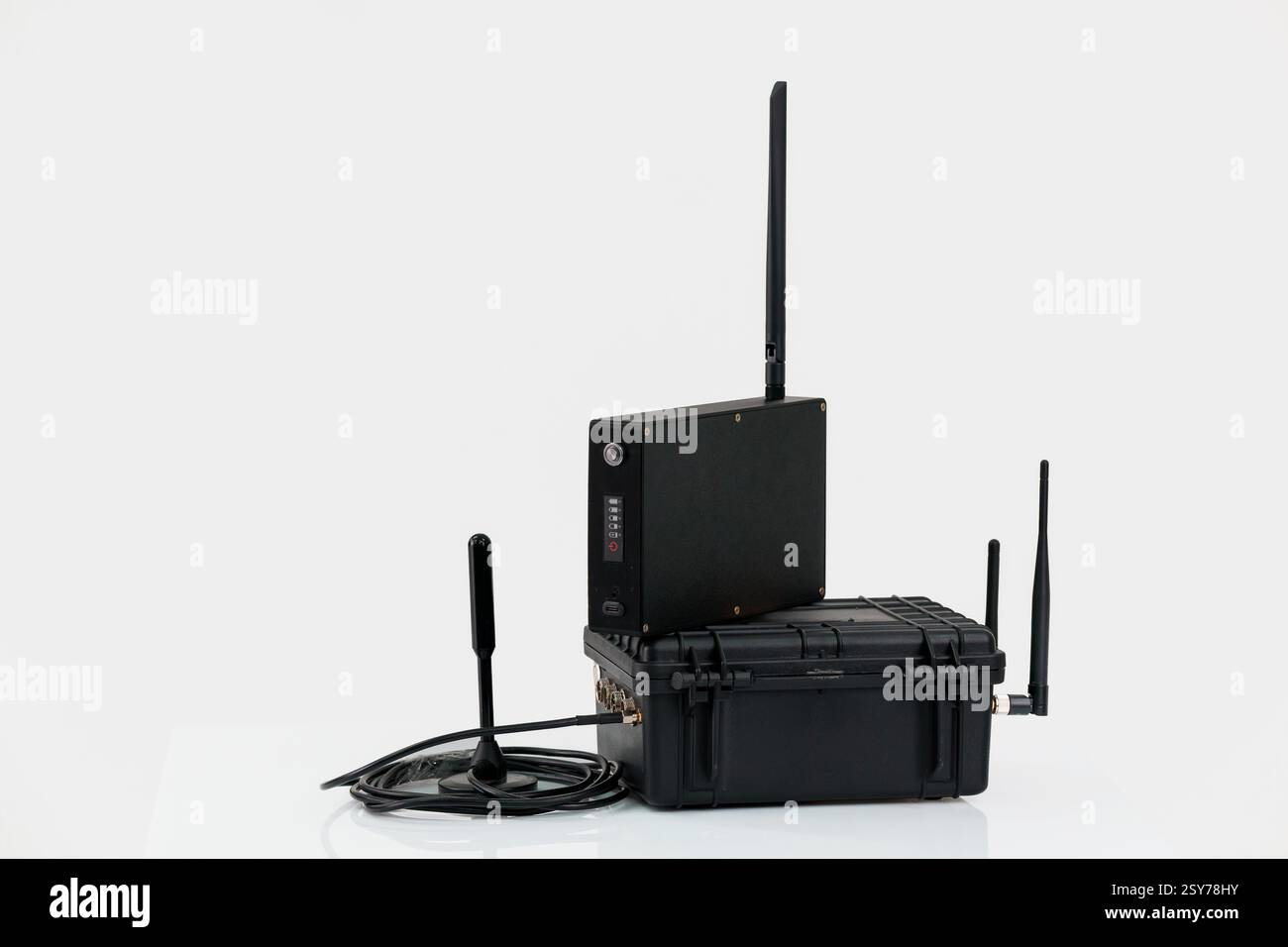 Advanced Electronic Warfare Communication Equipment Setup Stock Photo ...