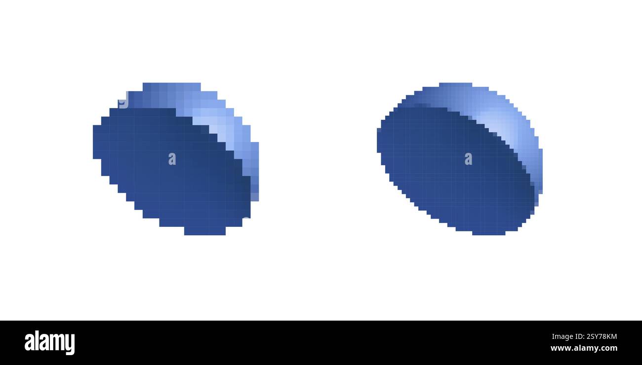 Two blue circular discs with smooth edges and minimalistic design Stock ... Two blue circular discs with smooth edges and minimalistic design Stock ...