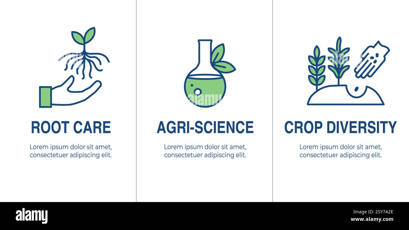 Sustainable Farming Icon Set - Shows Maximize Soil Coverage and ...