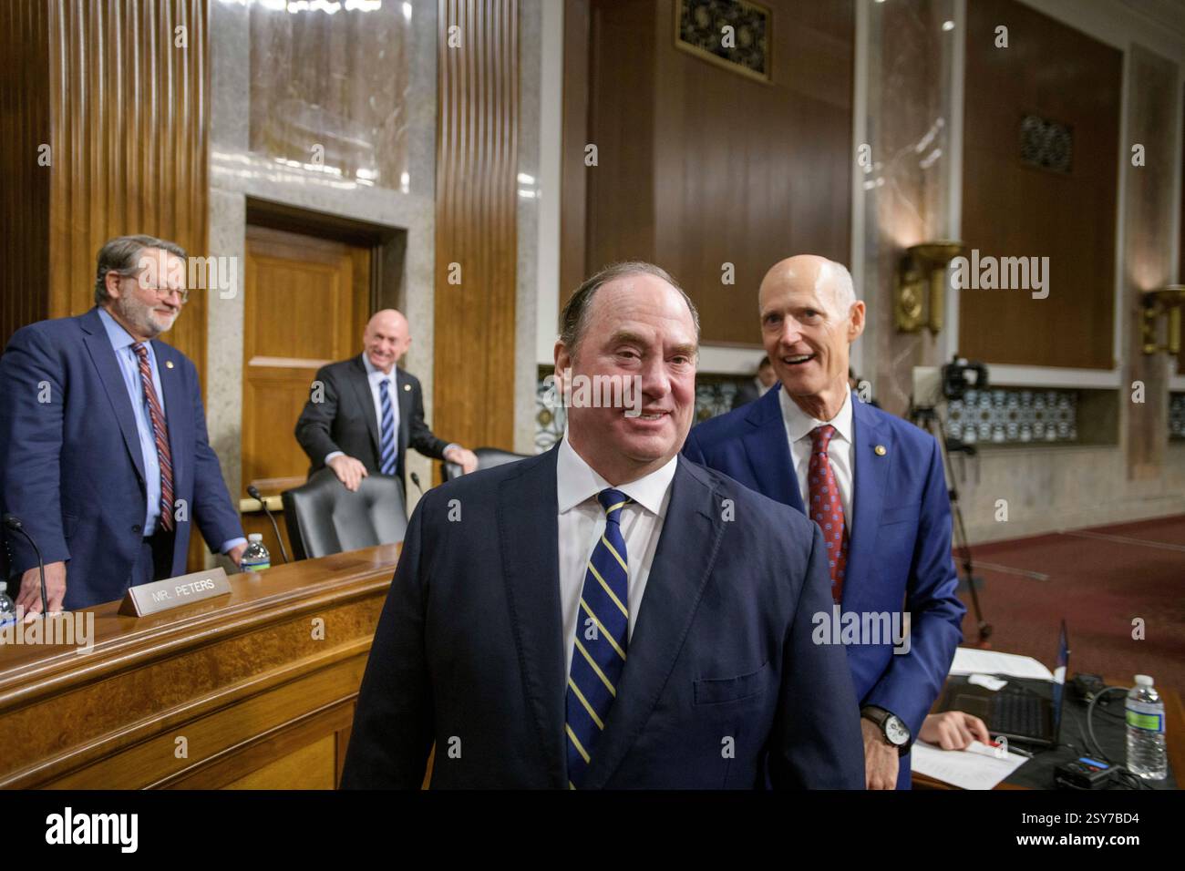 John Phelan, in foreground, President Donald Trump's nominee to be ...