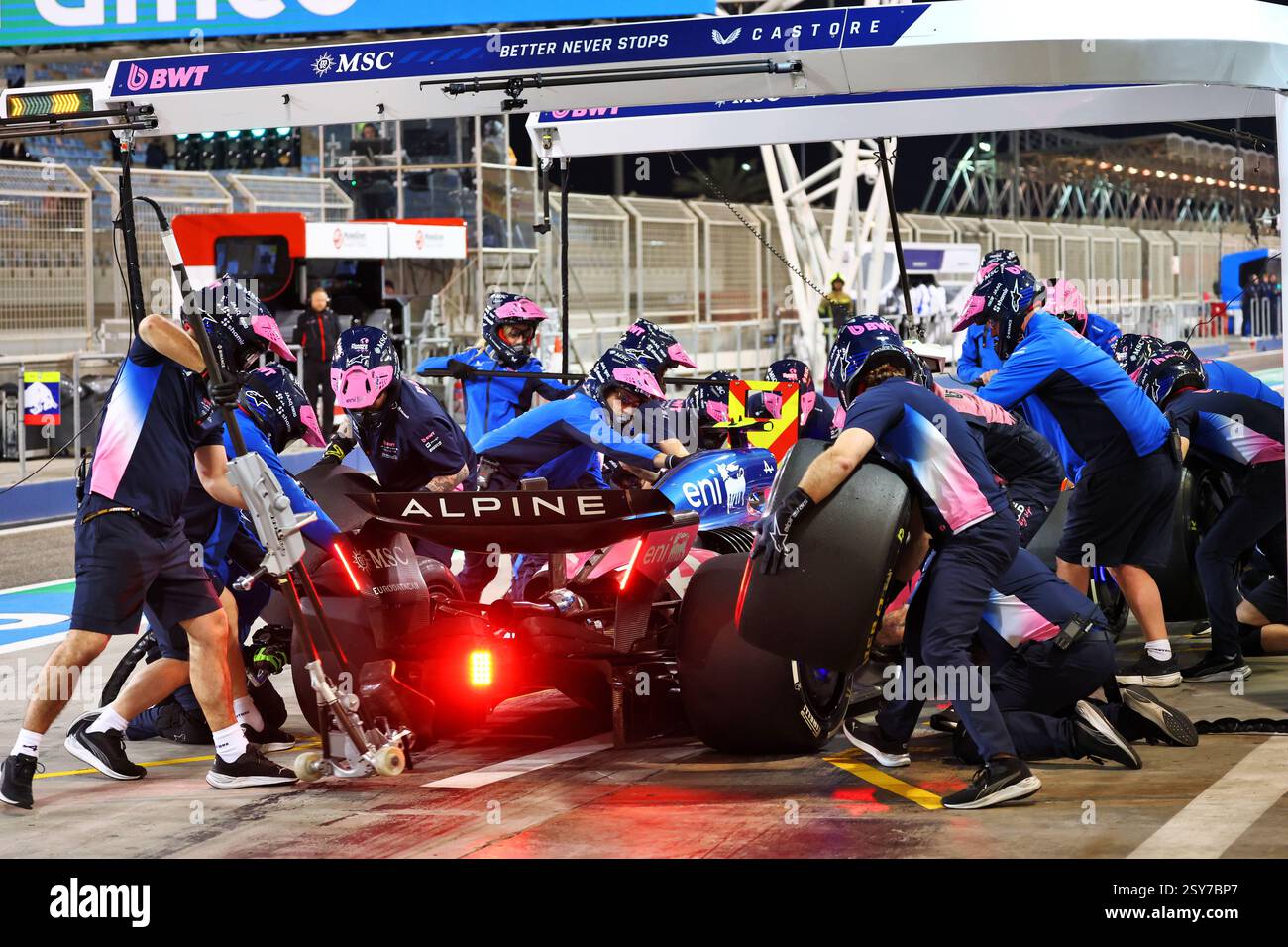 Sakhir, Bahrain. 27th Feb, 2025. Jack Doohan (AUS) Alpine F1 Team A525 ...