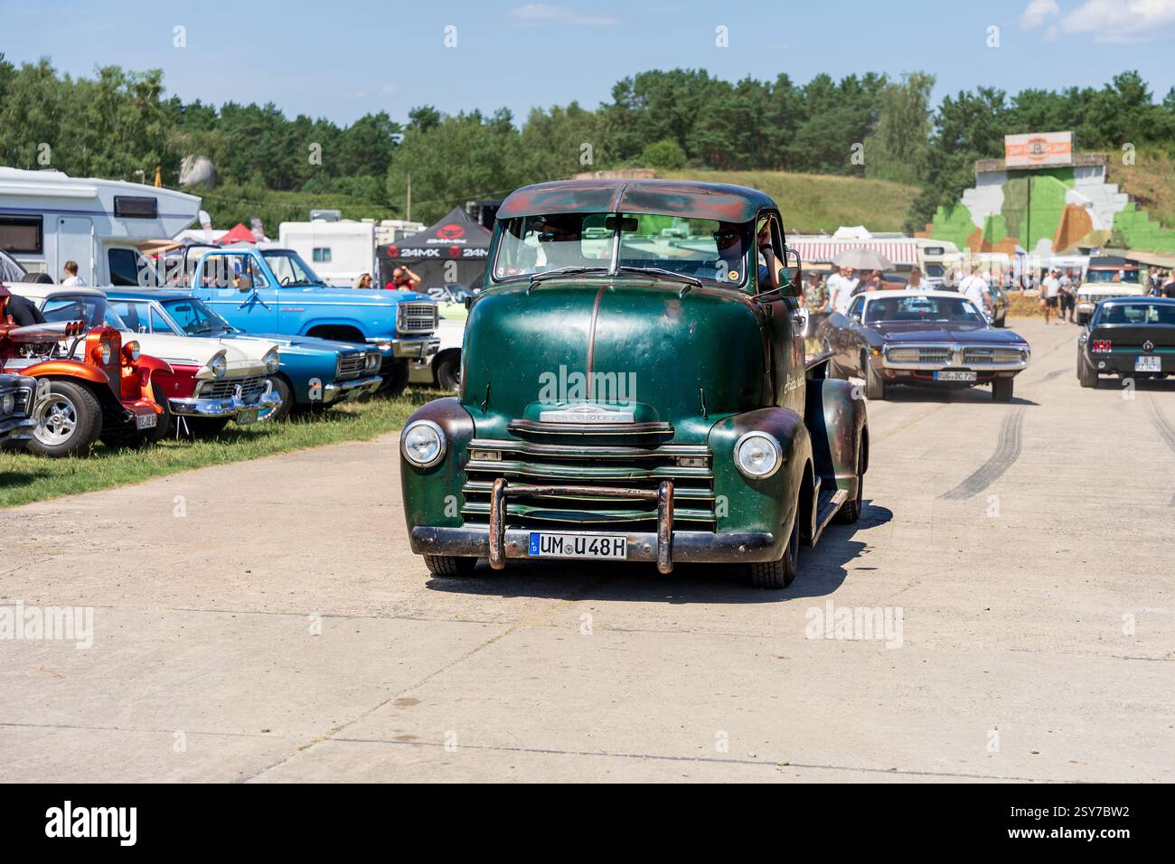 FINOWFURT, GERMANY - JUNE 28, 2024: The custom pickup truck Chevrolet ...