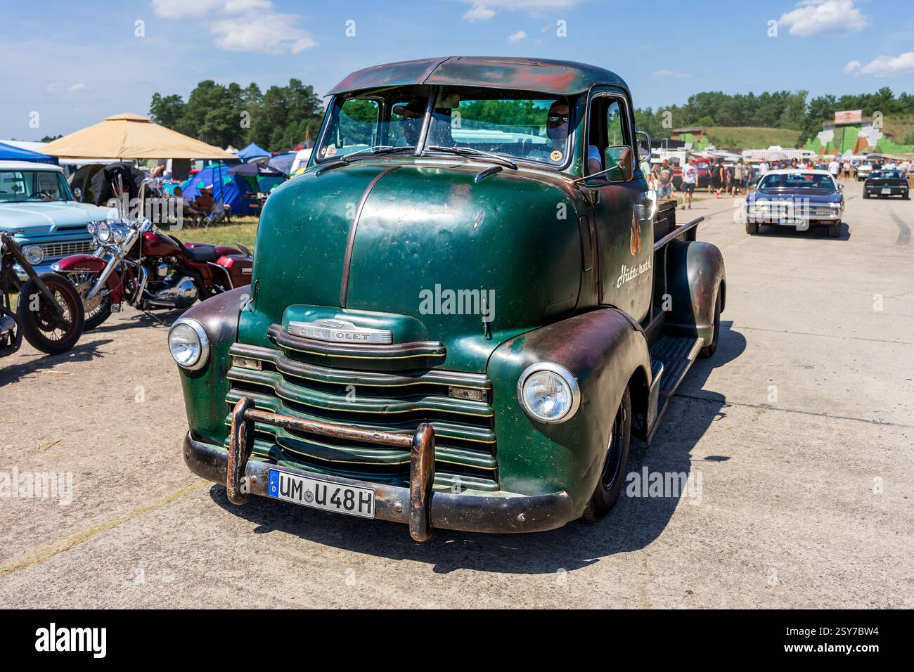 FINOWFURT, GERMANY - JUNE 28, 2024: The custom pickup truck Chevrolet ...