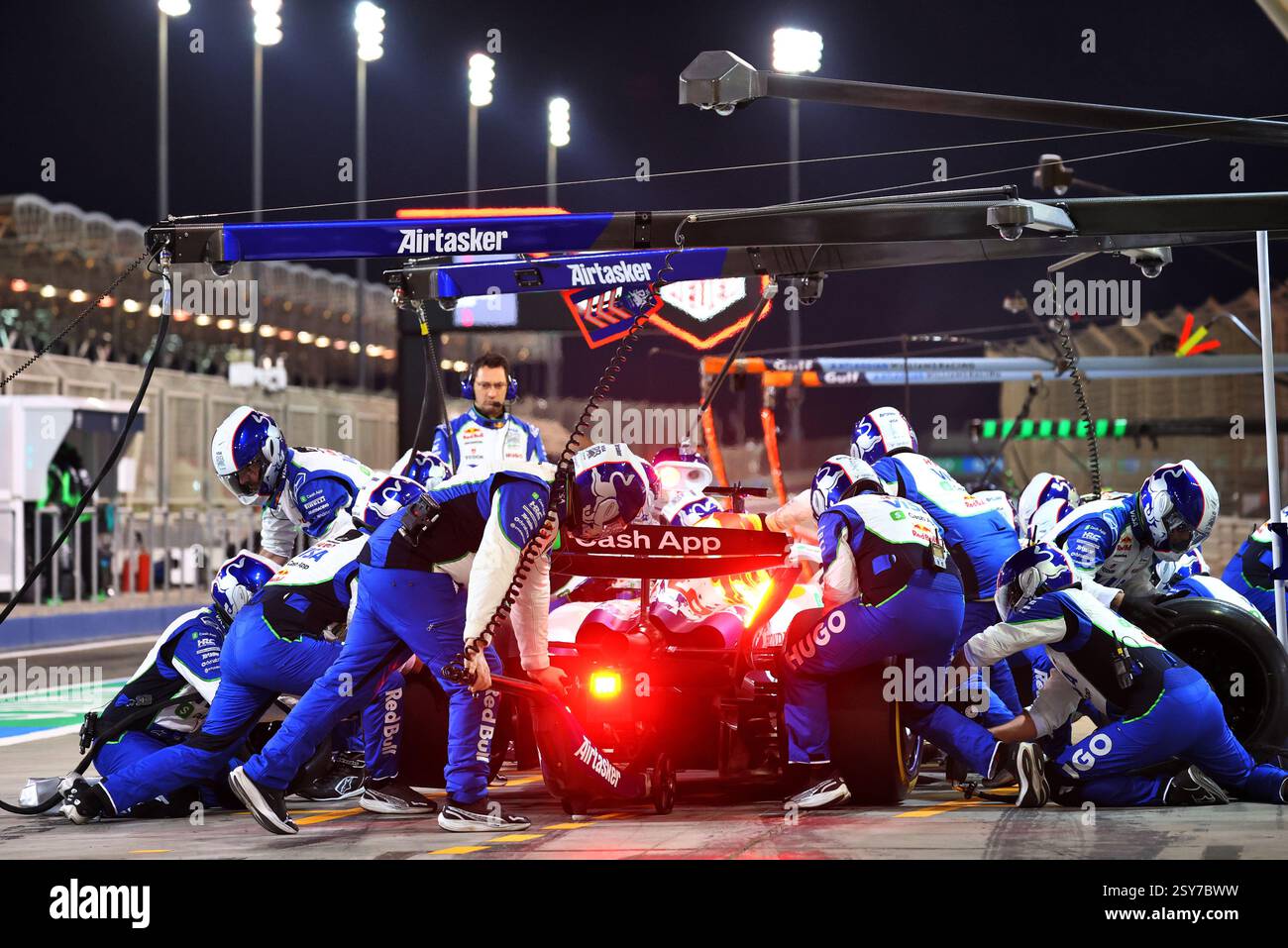 Sakhir, Bahrain. 27th Feb, 2025. Isack Hadjar (FRA) Racing Bulls VCARB ...