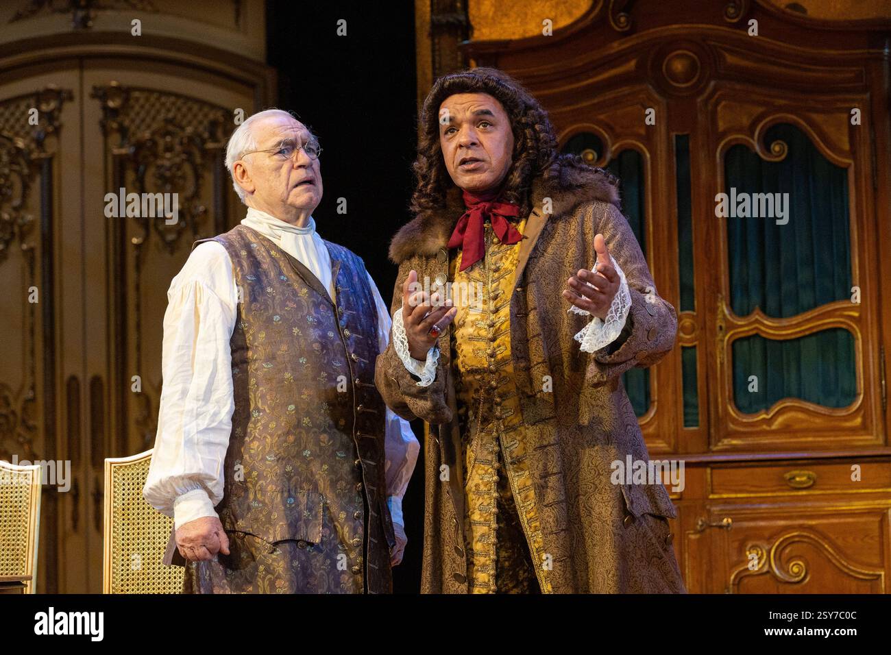 l-r: Brian Cox (Bach), Peter de Jersey (Voltaire) in THE SCORE by ...