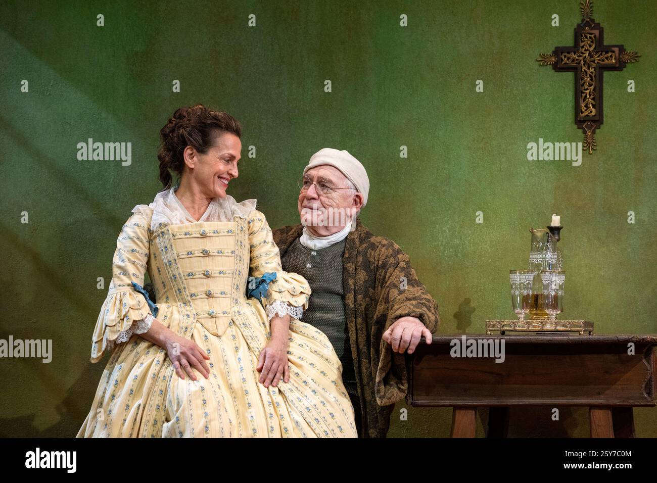 Nicole Ansari-Cox (Anna), Brian Cox (Bach) in THE SCORE by Oliver ...