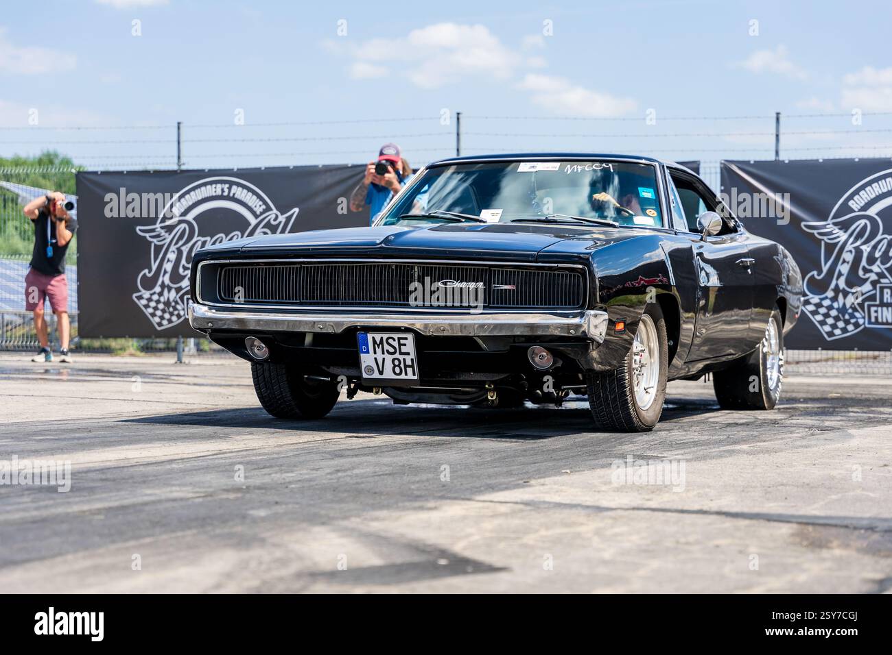FINOWFURT, GERMANY - JUNE 28, 2024: The muscle car Dodge Charger (1968 ...