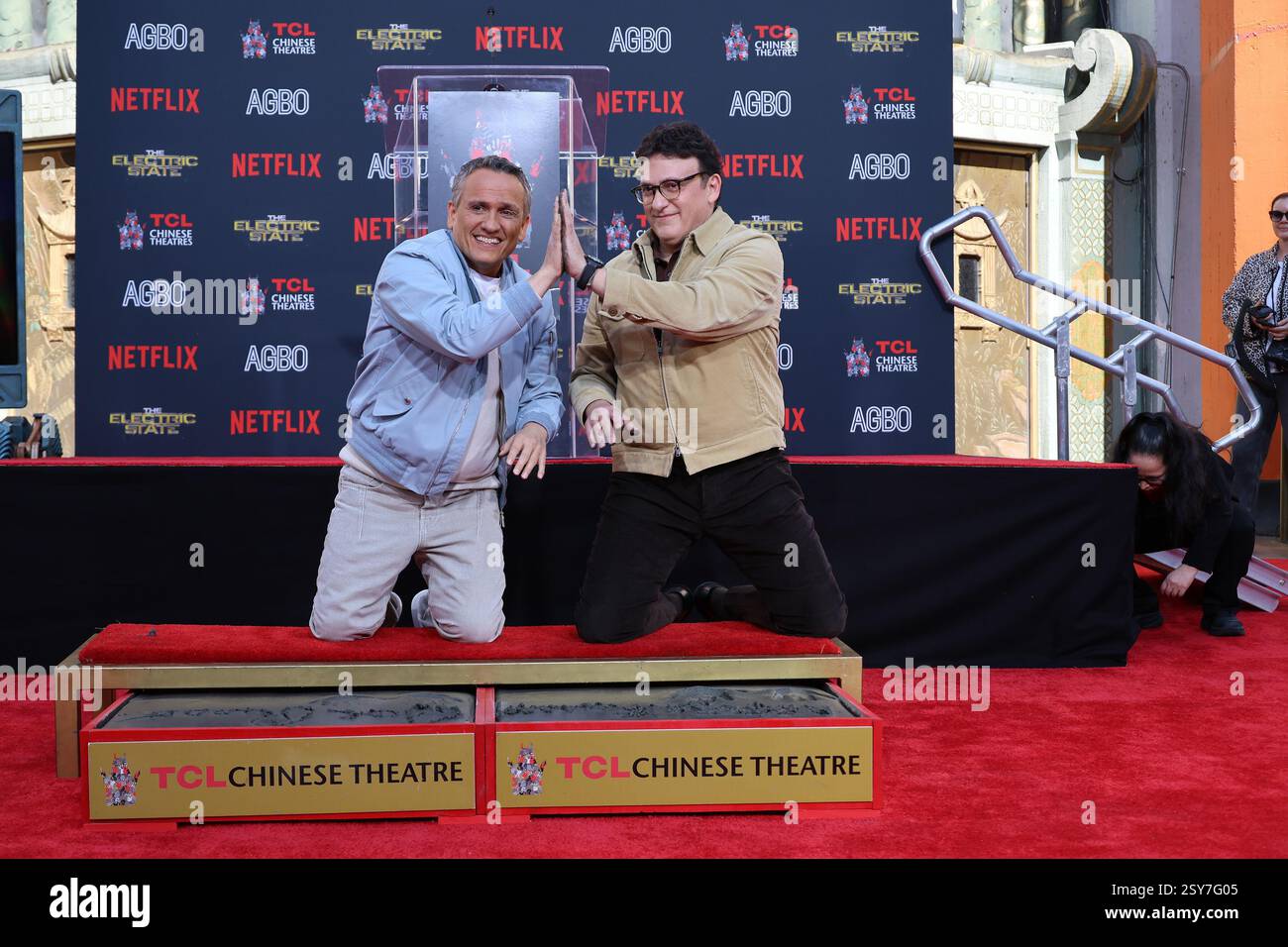 LOS ANGELES - FEB 21: Joe Russo, Anthony Russo at the Russo Brothers ...