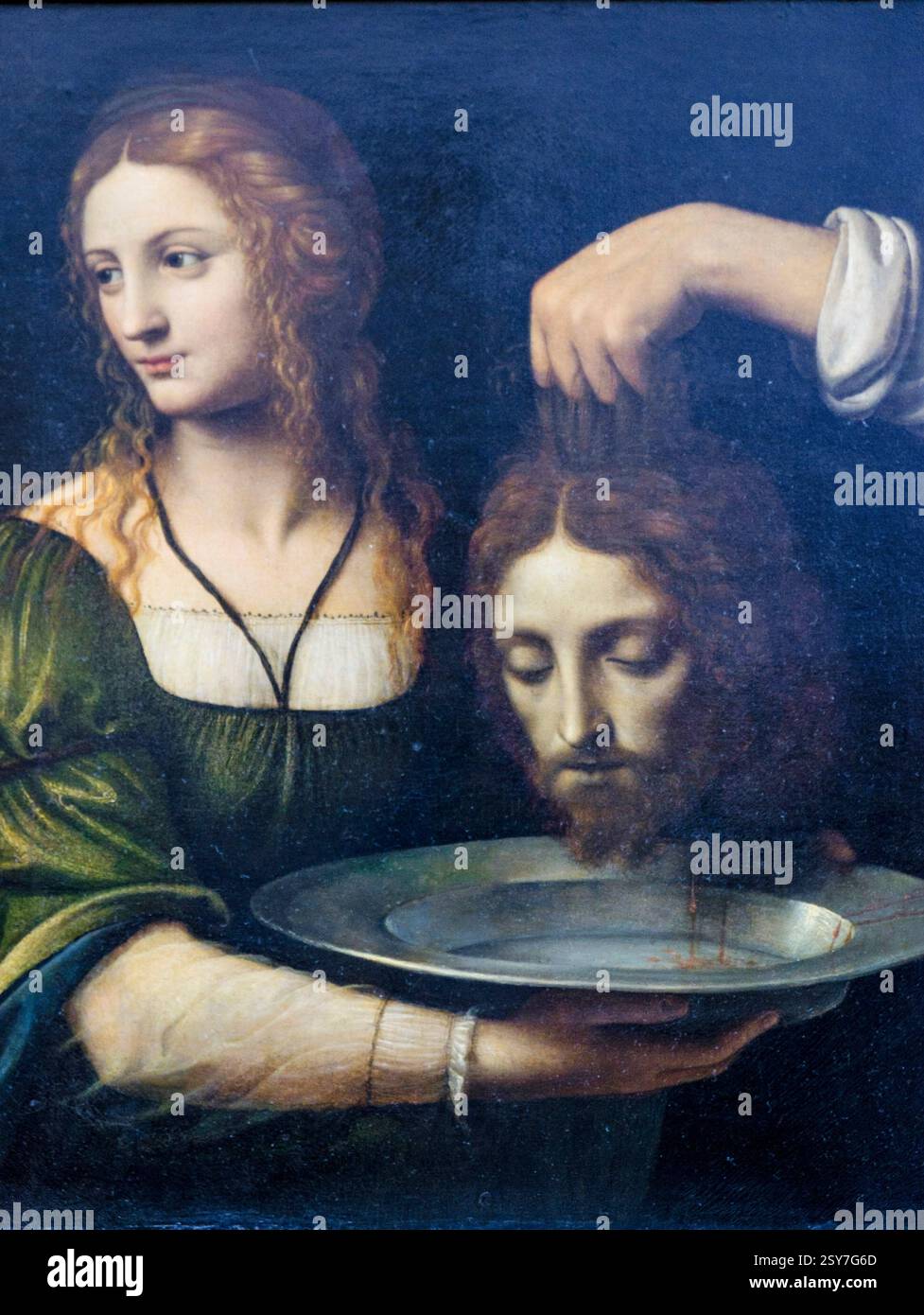 Salome receiving the head of the Baptist, Bernardino Luini, Early 16th ...