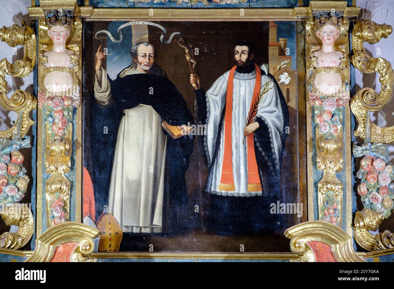 Baroque altarpiece dedicated to Ramon Llull, Church of San Miguel ...