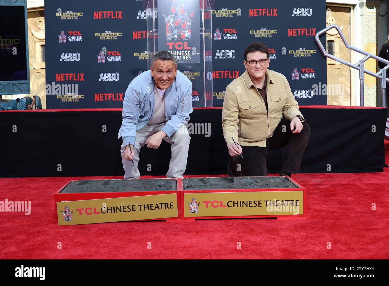 LOS ANGELES - FEB 21: Joe Russo, Anthony Russo at the Russo Brothers ...