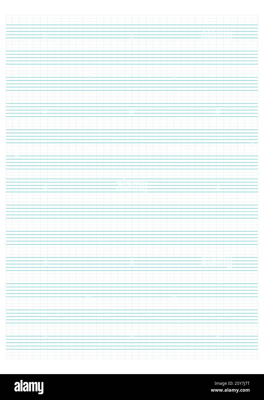 Graph paper. Printable grid paper with stave on a white background. A ...