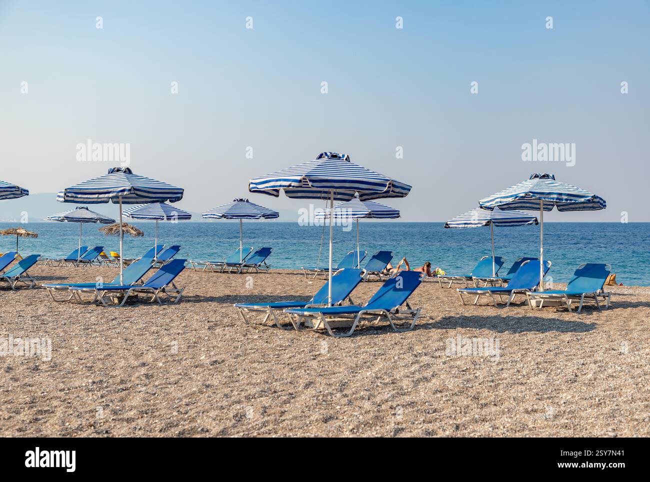 A picture of Elli Beach in Rhodes City Stock Photo - Alamy