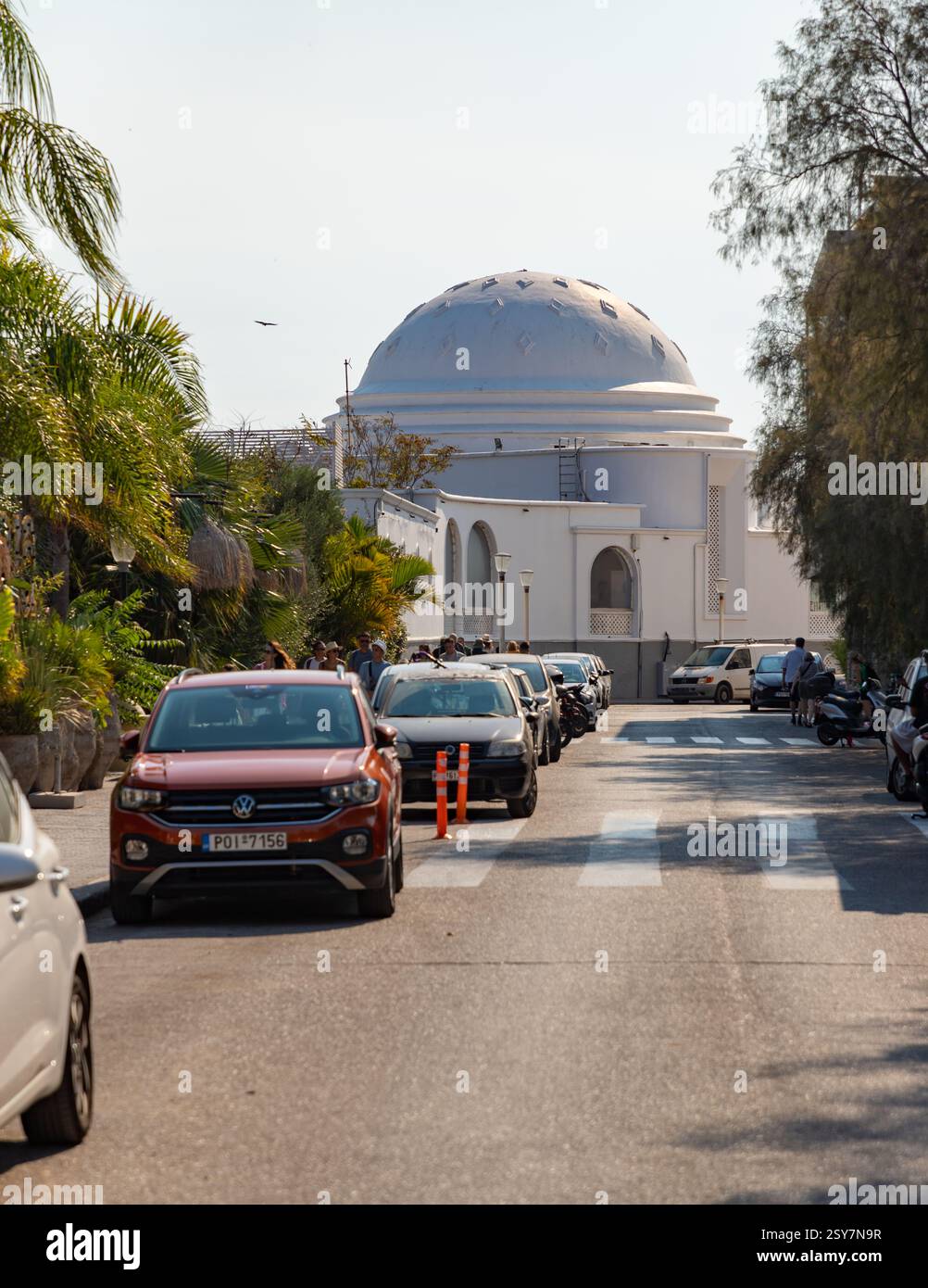 A picture of the Elli World building as seen from down the street, in ...