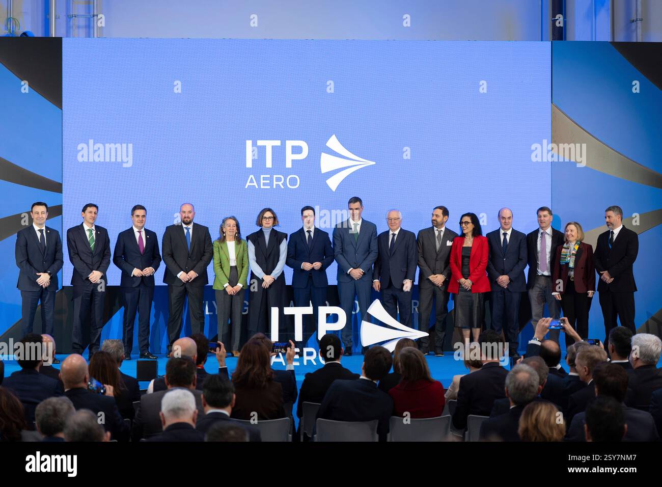 Family photo during the inauguration of ITP Aero's advanced aerospace ...