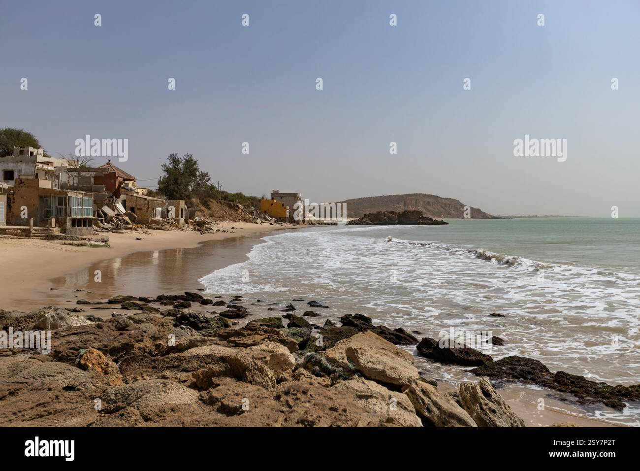 Beautiful Atlantic ocean beach in Popenguine-Ndayane town in Senegal ...