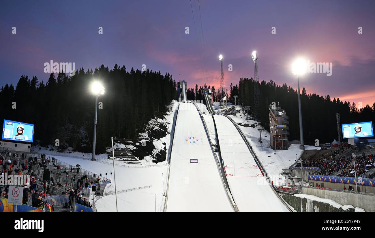 Trondheim, Norway. 27th Feb, 2025. Nordic skiing: World Championships ...