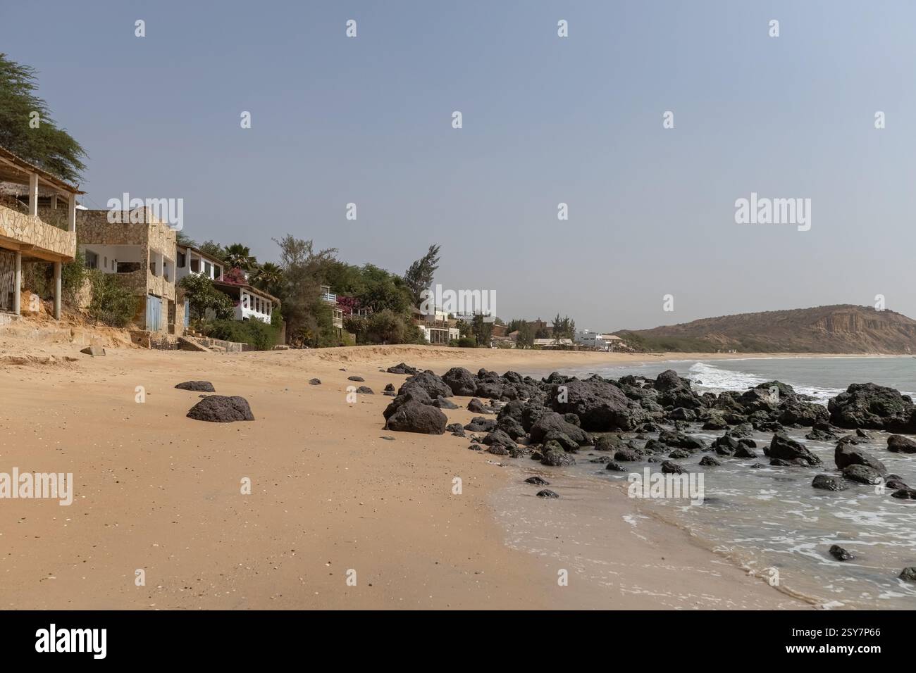 Beautiful Atlantic ocean beach in Popenguine-Ndayane town in Senegal ...
