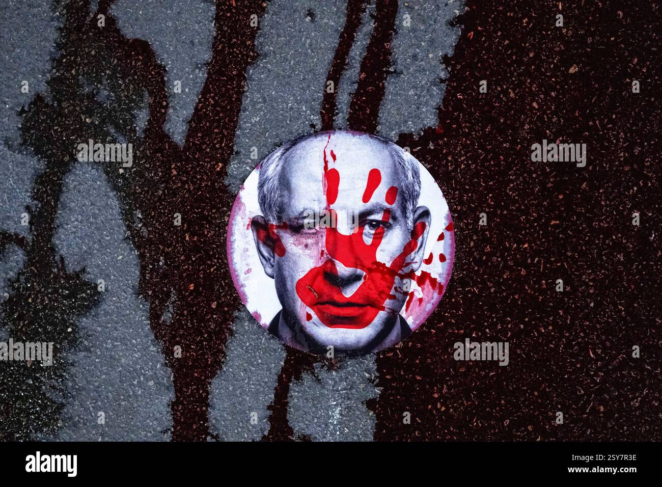 FILE - Supporters of Israelis held hostage by Hamas in Gaza stuck a ...