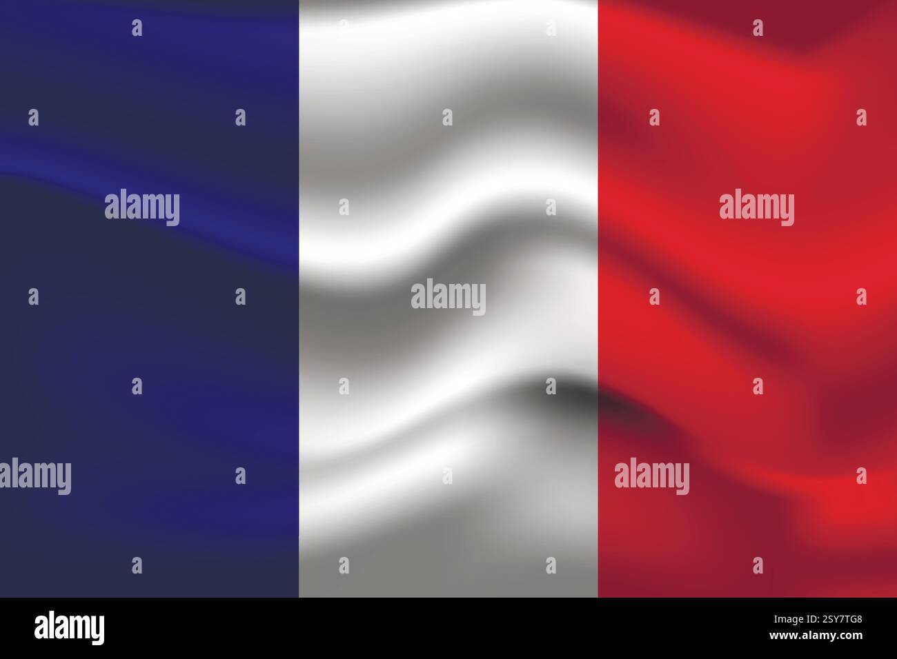 Flag of France. French national symbol in official colors. Template ...