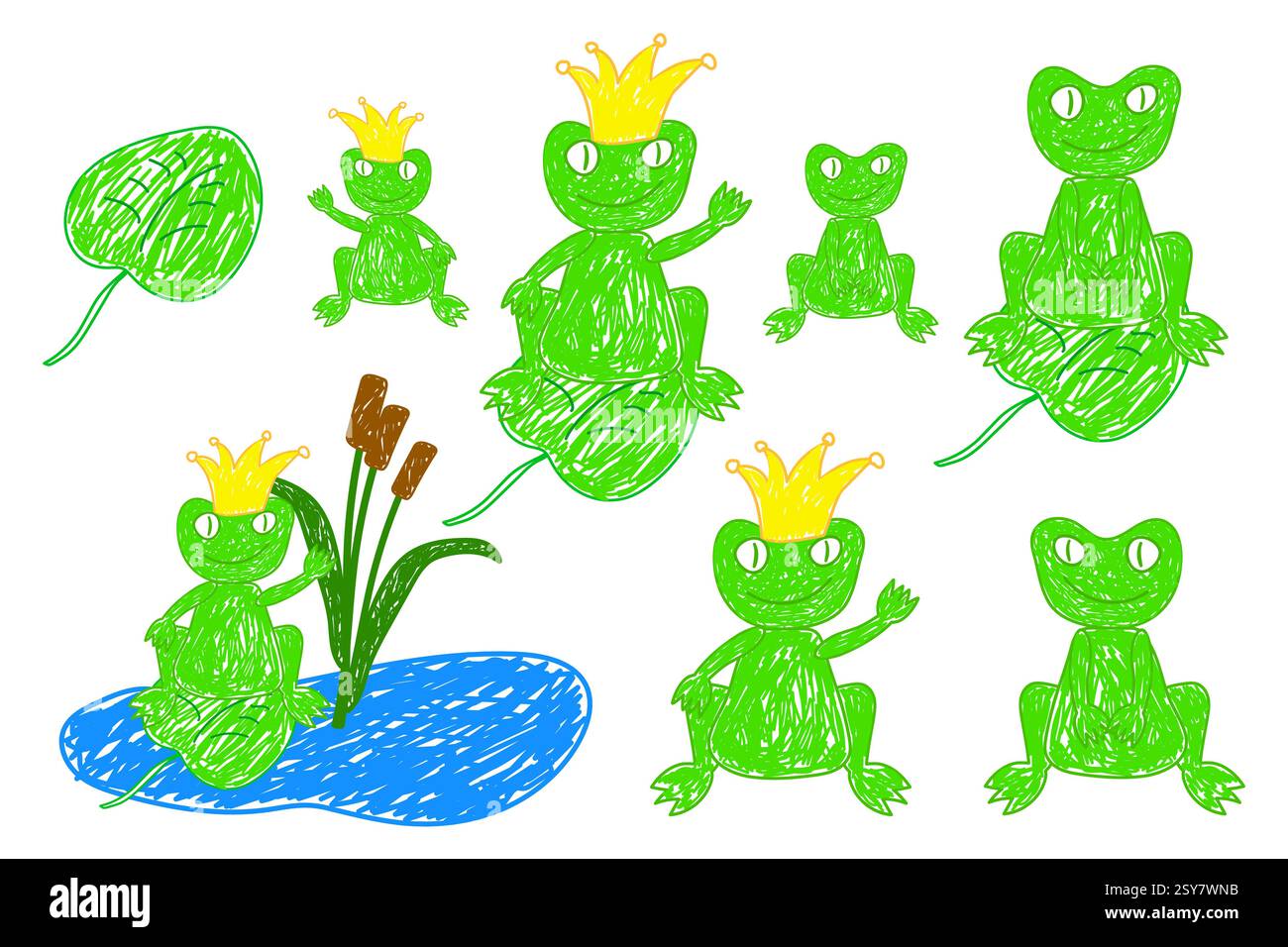 Whimsical frogs hi-res stock photography and images - Alamy