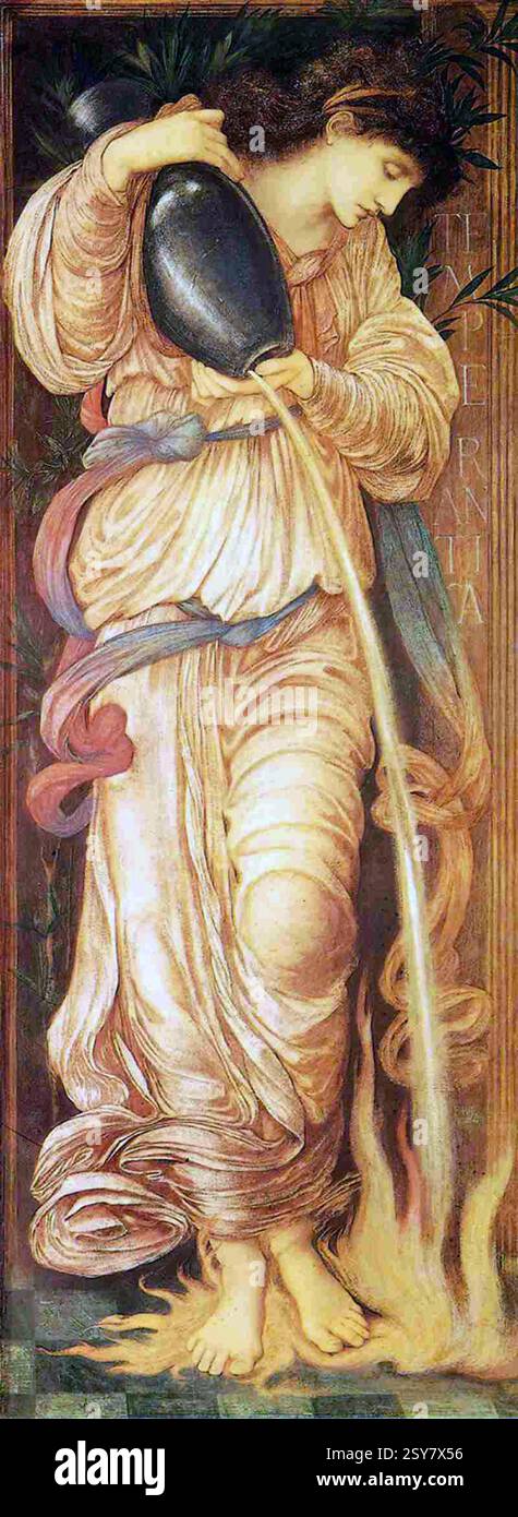 Temperantia, 1872 Edward Burne-Jones Stock Photo - Alamy
