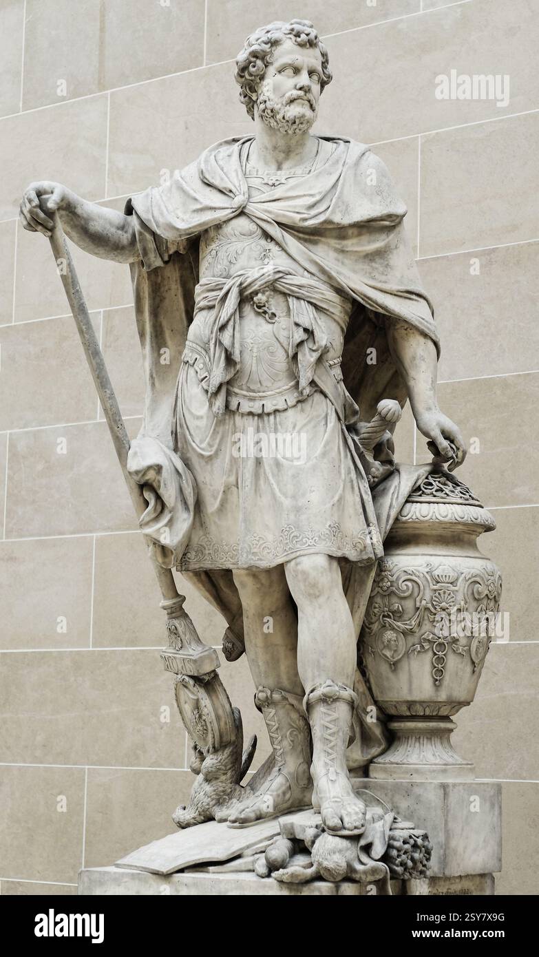 Hannibal Barca counting the rings of the Roman knights killed at the ...