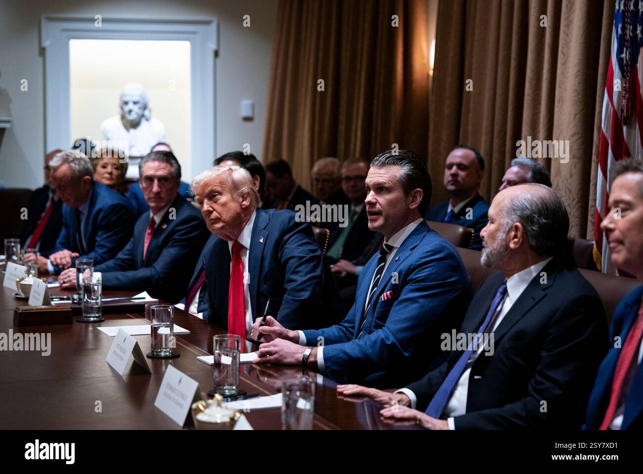 From left to right: Russell Vought, Director, Office of Management and ...