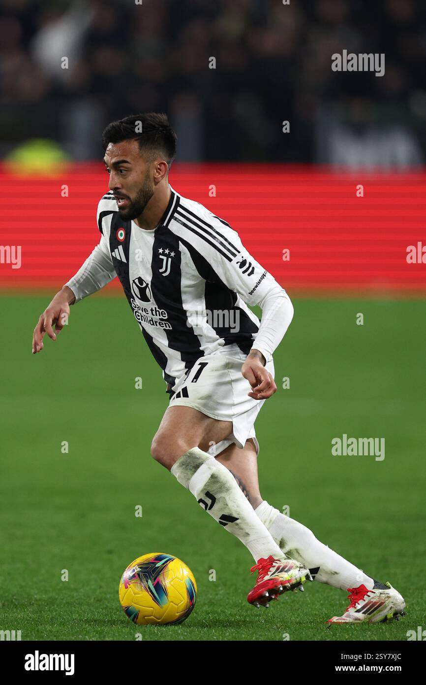 Torino, Italy. 26th Feb, 2025. Nico Gonzalez of Juventus Fc in action ...