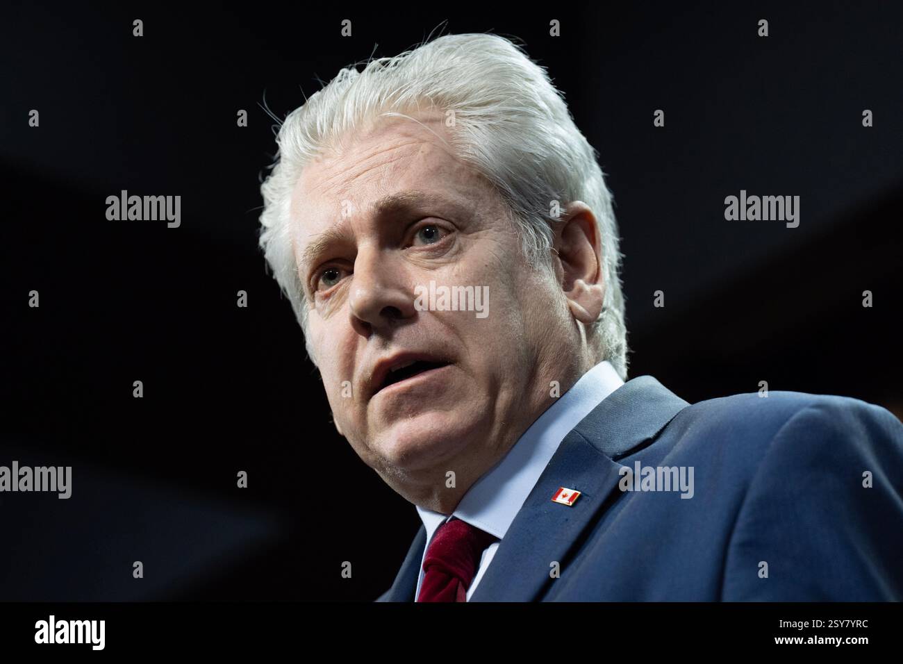 Ottawa, Canada. 27th Feb, 2025. NDP MP for Timmins-James Bay Charlie ...