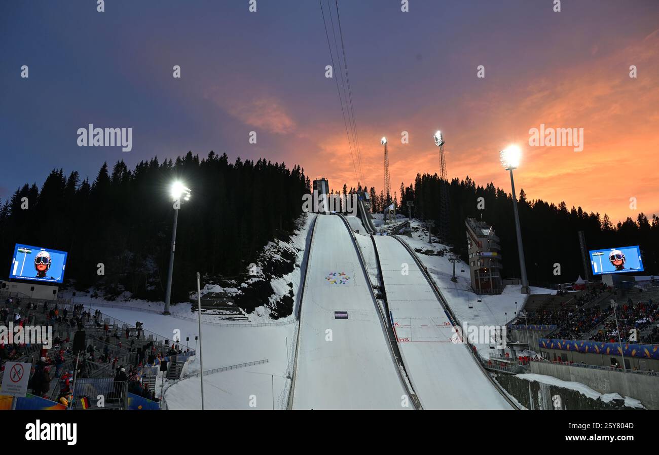 Trondheim, Norway. 27th Feb, 2025. Nordic skiing: World Championships ...