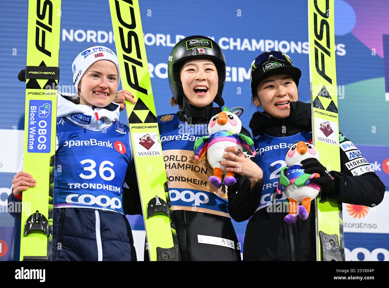 Trondheim, Norway. 27th Feb, 2025. Nordic skiing: World Championships ...